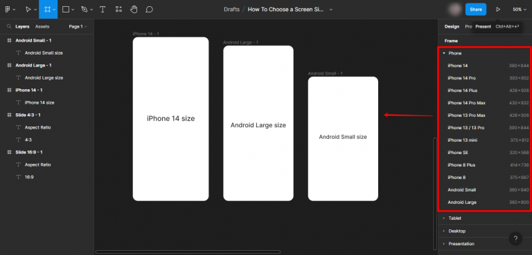 How Do I Choose a Screen Size in Figma? - WebsiteBuilderInsider.com