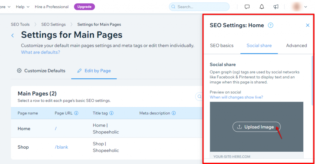 How Do I Change the Picture That Displays When I Share My Website Link ...