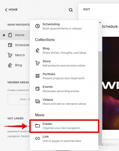 How Do I Add a Drop Down Menu in Squarespace? - WebsiteBuilderInsider.com