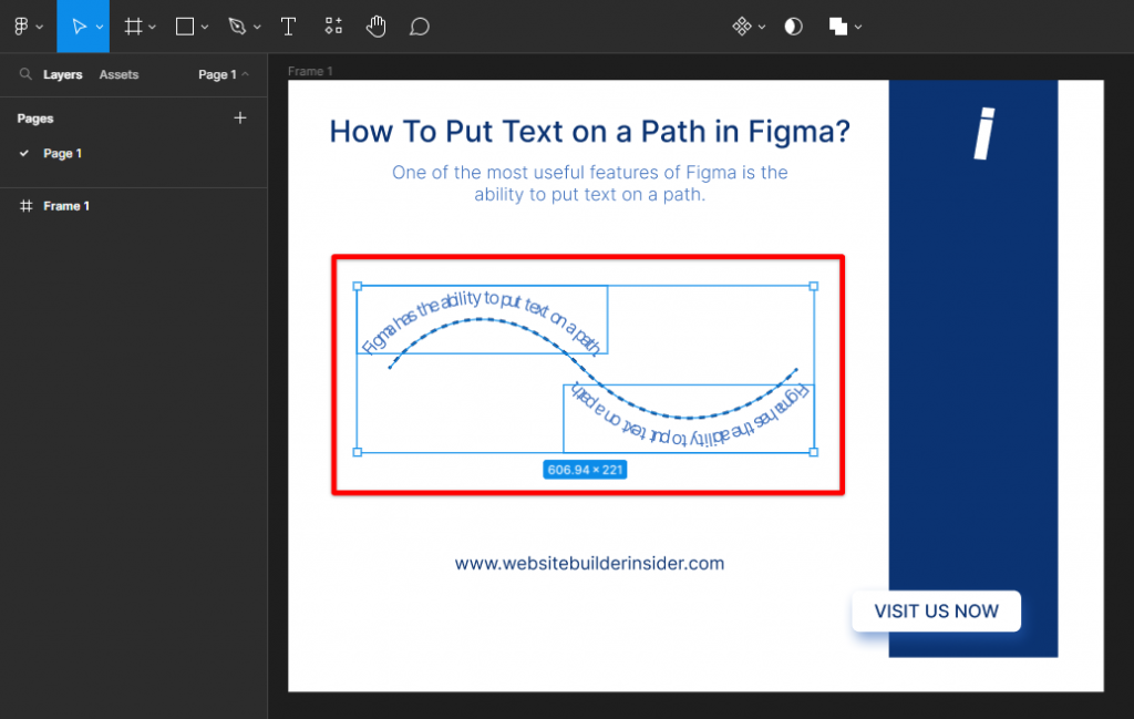 How Do You Put Text on a Path in Figma? - WebsiteBuilderInsider.com