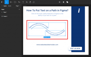 How Do You Put Text on a Path in Figma? - WebsiteBuilderInsider.com