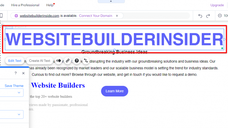 How Do I Create a Scrolling Text in Wix? - WebsiteBuilderInsider.com