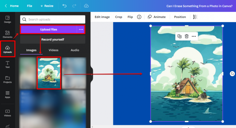 Can I Erase Something From a Photo in Canva? - WebsiteBuilderInsider.com