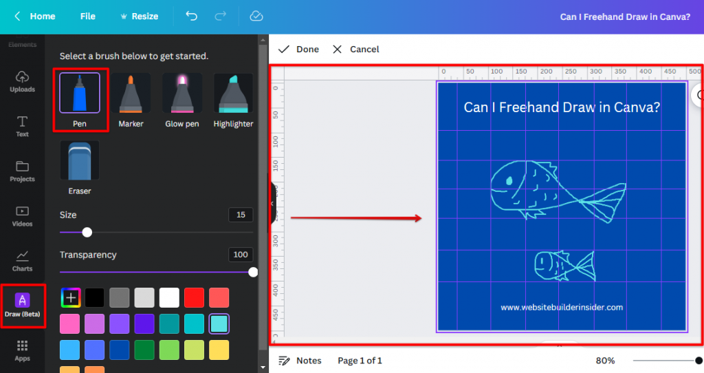 Can I Freehand Draw in Canva? - WebsiteBuilderInsider.com