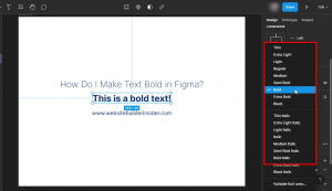 How Do I Make Text Bold in Figma? - WebsiteBuilderInsider.com