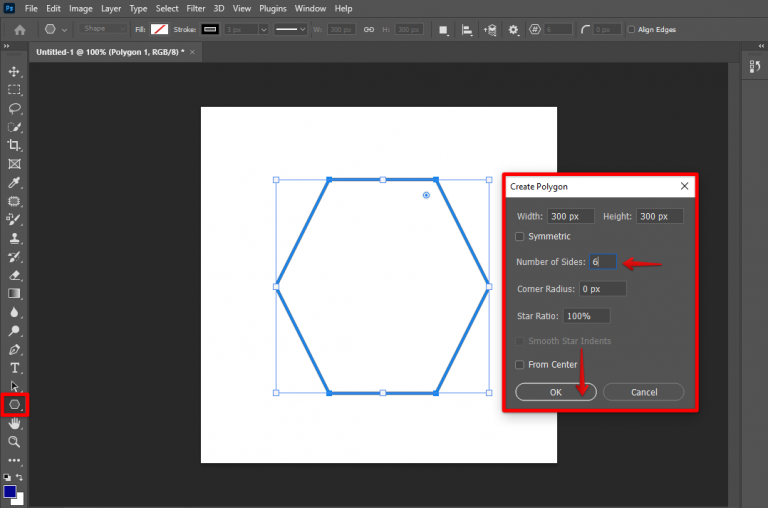 How Do You Make a Hexagon Shape in Photoshop? - WebsiteBuilderInsider.com