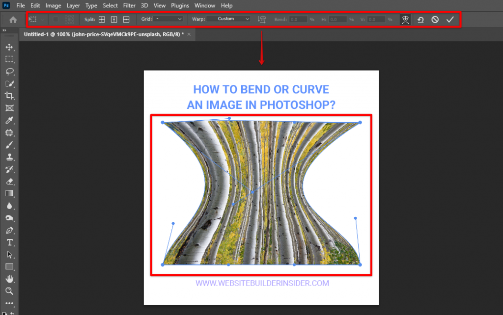 How Do I Bend or Curve an Image in Photoshop? - WebsiteBuilderInsider.com