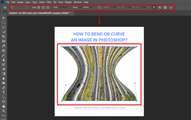 How Do I Bend or Curve an Image in Photoshop? - WebsiteBuilderInsider.com
