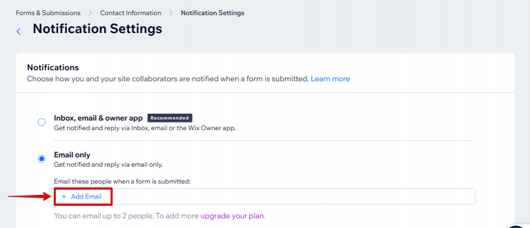 How Do I Change My Wix Contact Form Email? - WebsiteBuilderInsider.com