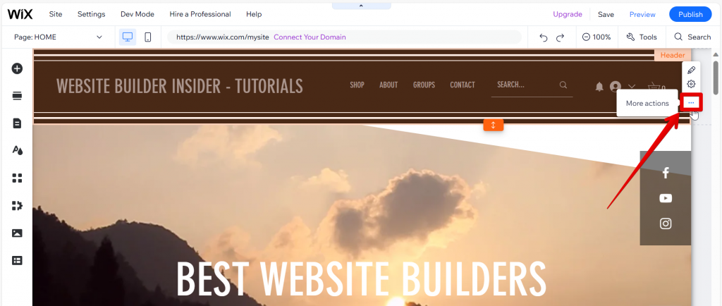 How Do You Make a Header Transparent in Wix? - WebsiteBuilderInsider.com