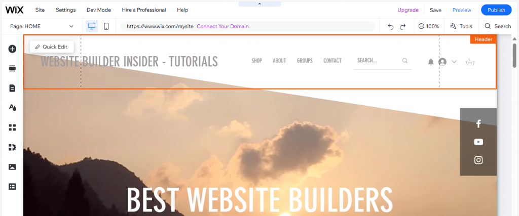 How Do You Make a Header Transparent in Wix? - WebsiteBuilderInsider.com