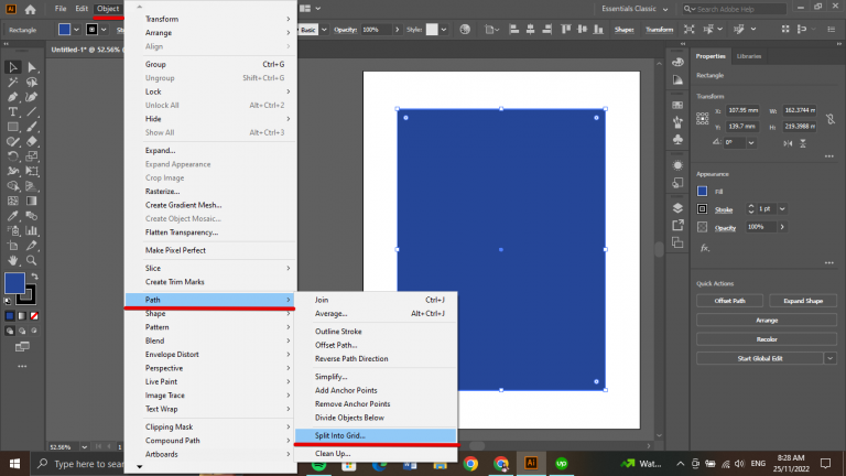How do I make a grid in Illustrator? - WebsiteBuilderInsider.com