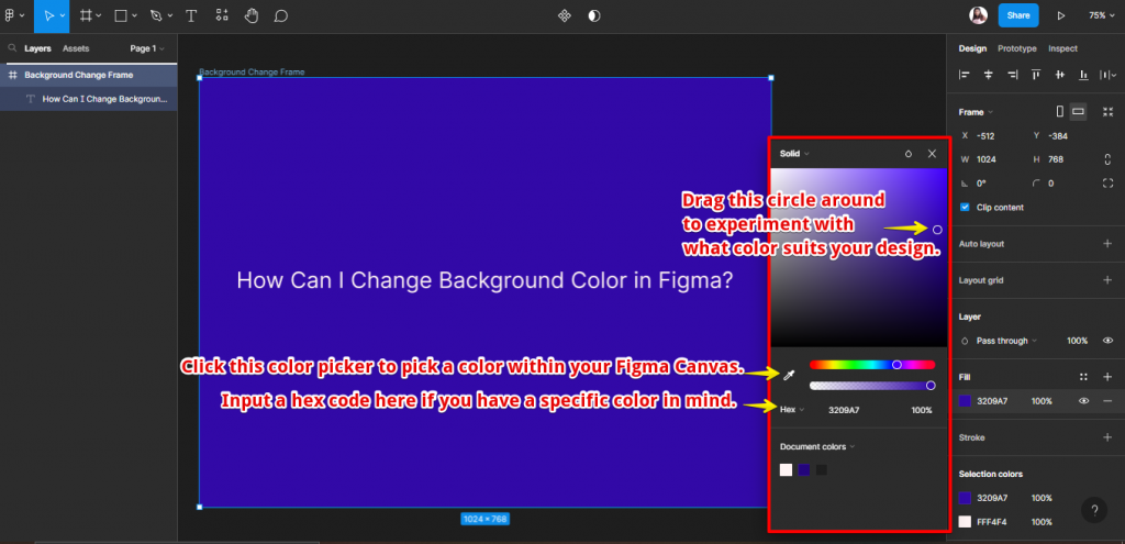 How Can I Change Background Color in Figma? - WebsiteBuilderInsider.com